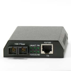 100Base TX to FX RJ45 SC Multimode Media Converter, Multimode Fiber ...
