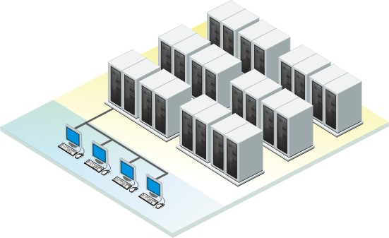 EP2-2X4U, UltraMatrix 2XE, 2x4 Multi-User KVM Switch, PC platform, 2 ...