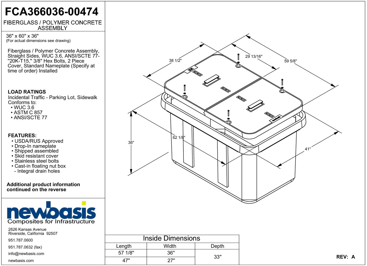 Polymer Concrete Assembly