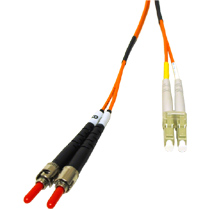 LC-ST Duplex Multimode Fiber Optic Assemblies, LC ST Duplex Multimode ...