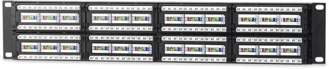 48 PortCAT 6 Patch Panels, CAT 6 48 PortPatch Panel, Shielded CAT 6 ...